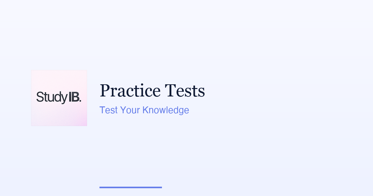 IB Practice Drills & Questions | Exam Preparation | StudyIB
